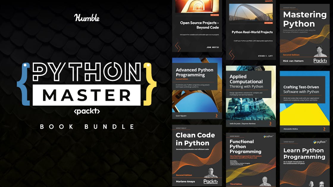Humble Tech Book Bundle: Python Master 2024 by Packt Humble Tech Book Bundle: Python Master 2024 by Packt